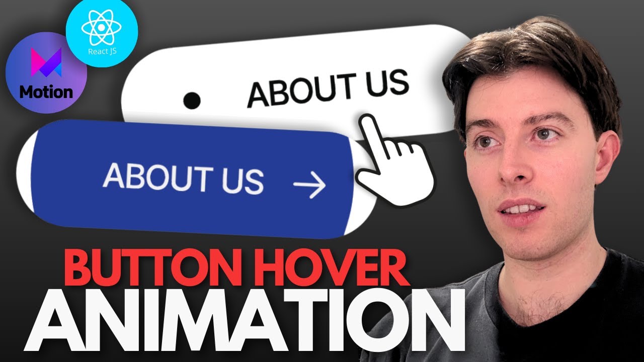 Professional Button Hover Animation w/ ReactJS + Framer Motion