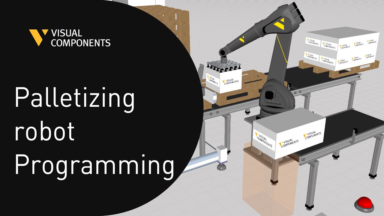 Palletize robot programming