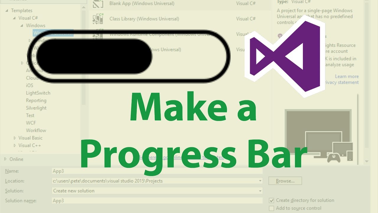 How to make a Progress Bar in Visual Basic (vb) 2010
