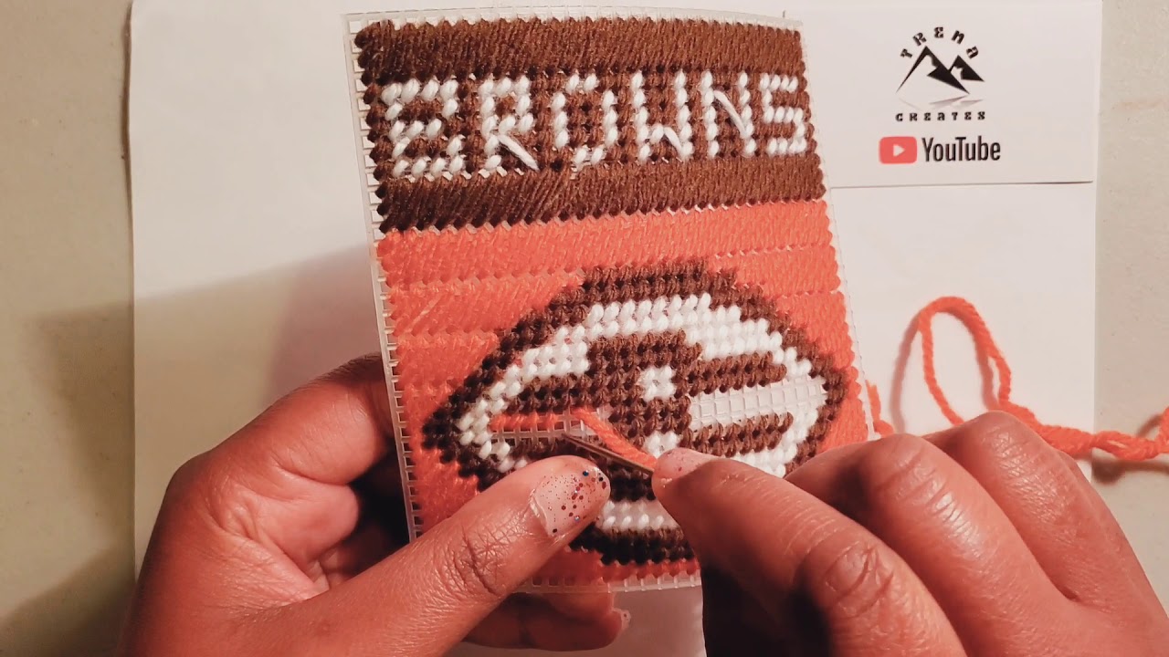 Plastic Canvas: Football Team Coasters