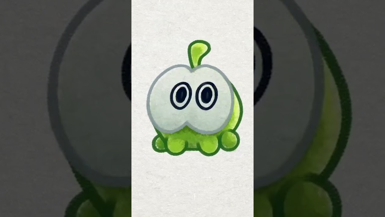 Learn With Om Nom - How To Draw Nibble Nom #drawing #cartoon #omnom #shorts