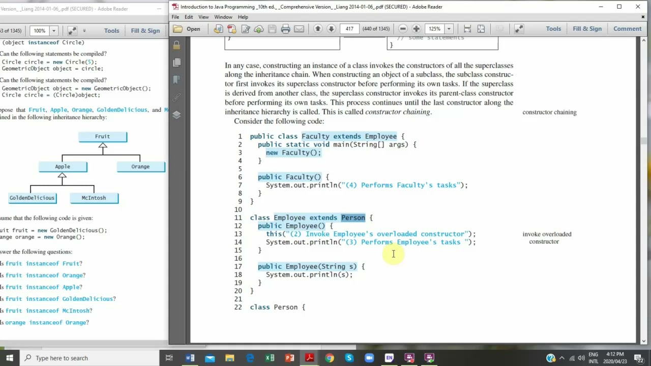 Java Inheritance Video 5 (Constructor Chaining)