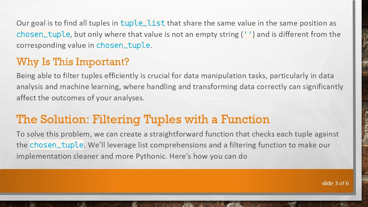 How to Find Tuples with Specific Values in Python