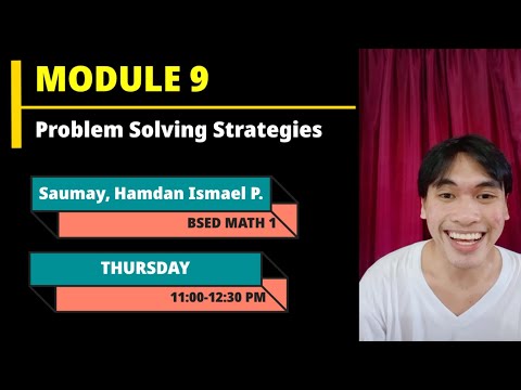Problem Solving Strategies | Mathematics in the Modern World | Application in the Real Life