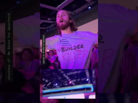 Microsoft employee disrupts Satya Nadella’s Build conference keynote. Read more at theverge.com