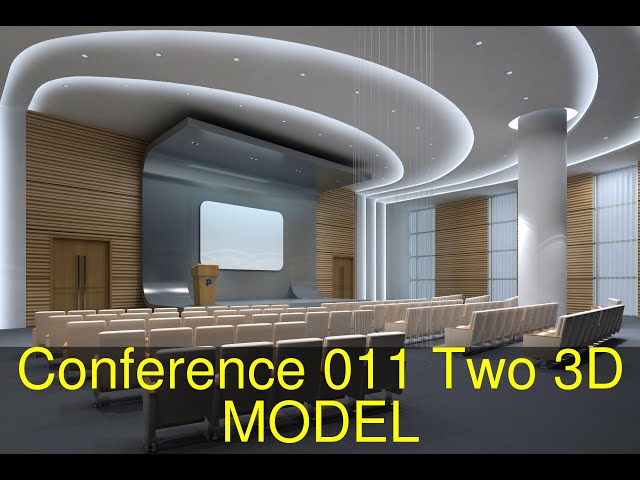 Conference 011 Two 3D Model - FlatPyramid