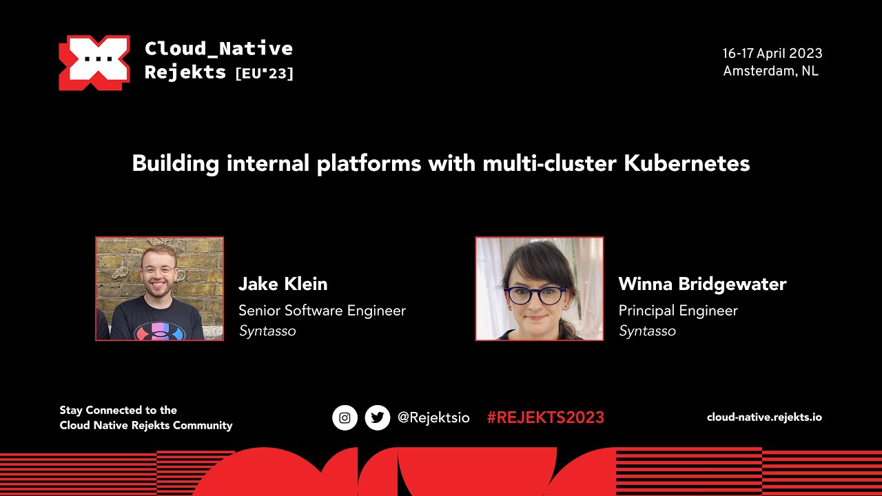 Building internal platforms with multi-cluster Kubernetes