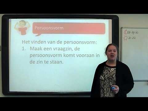Spelling: het vinden van de persoonsvorm