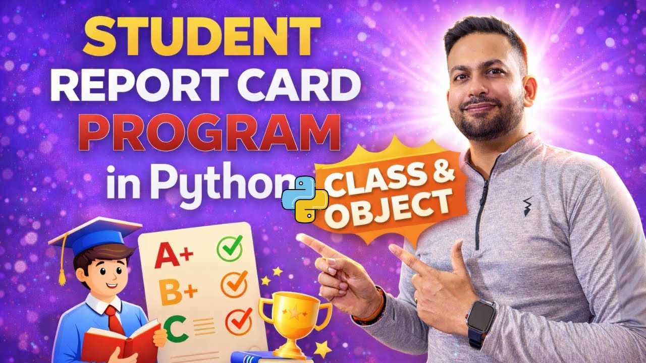 Python Program on Student Report Card 🚀 Using Class & Object (OOP Project) #coding #python