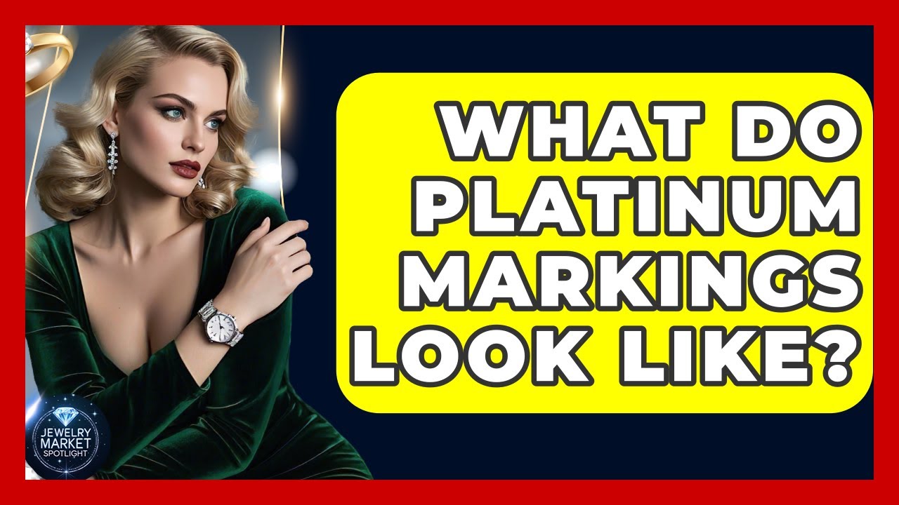 What Do Platinum Markings Look Like? - Jewelry Market Spotlight