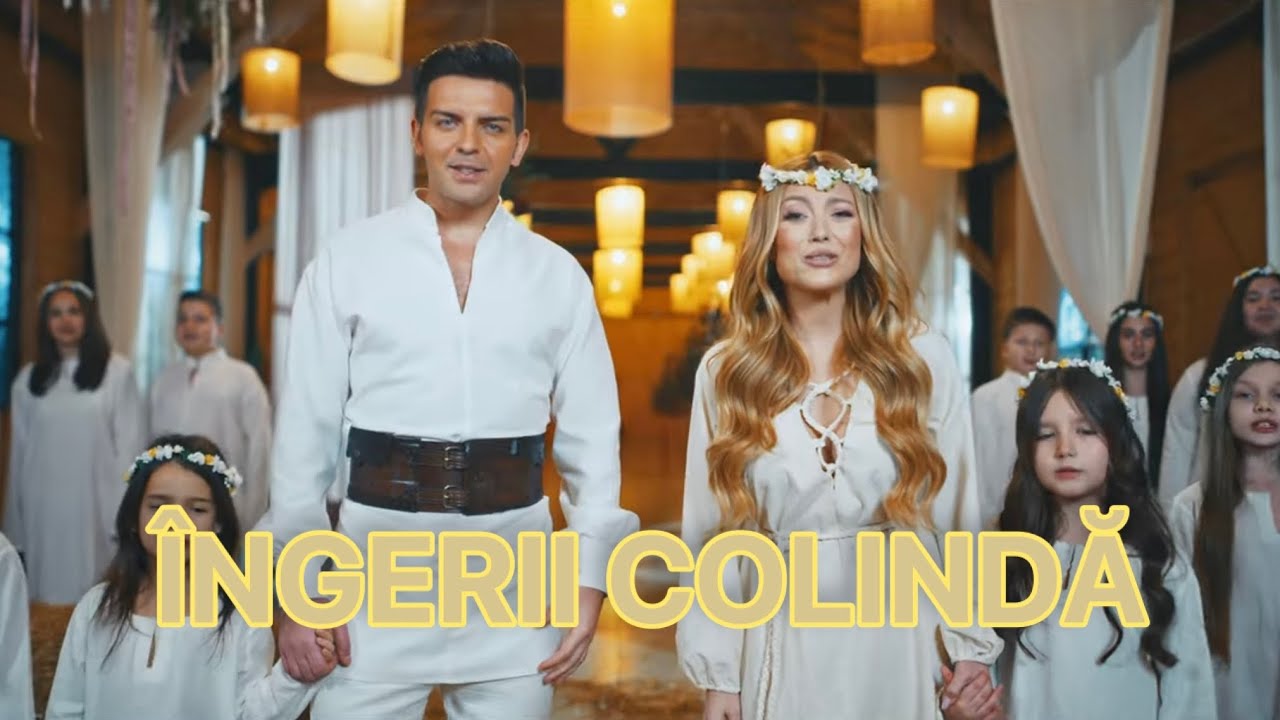Elena & Grigore Gherman - Îngerii colindă (versuri) - Trăiește Muzica