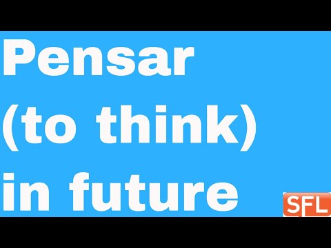 GCSE Spanish - how to conjugate PENSAR (to play) in the future tense in Spanish