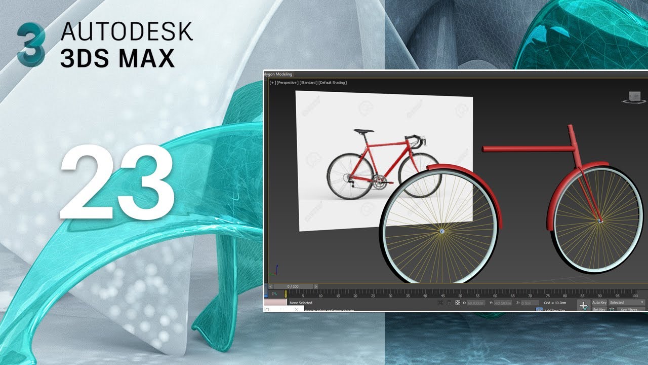 3dsmax Tutorial-23- How to create Bicycle | Beginners Tutorial