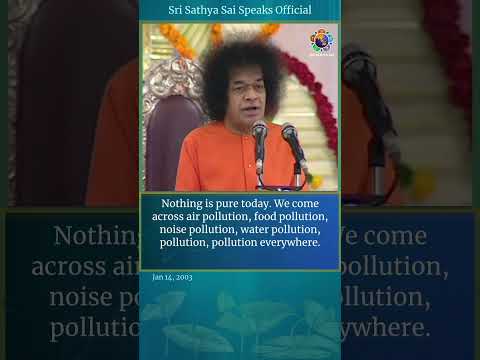 What happens when the mind is polluted with bad thoughts? | Sri Sathya ...