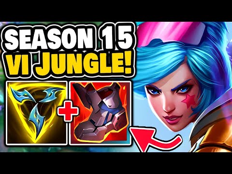VI Jungle's BEST BUILD for SEASON 15!! VS @L0ganJGs