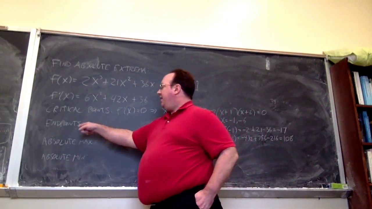 MAT 102 3.5: Absolute Maximum and Minimum