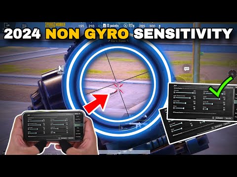 PUBG MOBILE SENSITIVITY SETTINGS 2024 NON GYRO 🔥 USE THIS NEW VERSION 🥷🏻 + CODE