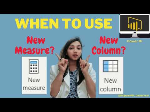 MEASURES Vs CALCULATED COLUMNS - HOW & WHEN TO USE // POWER BI