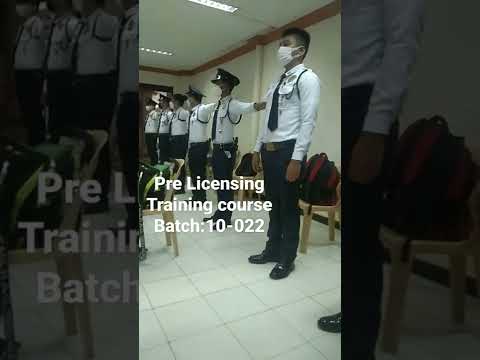 Pre-Licensing Training Course Batch 10-022