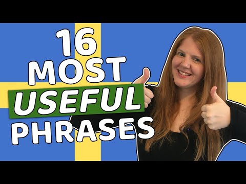 Learn Swedish basic phrases - 16 Swedish words and phrases you need to communicate in Swedish!