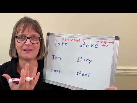 How to Pronounce Take and Stake (Aspirated and Unaspirated T in English and S blends)