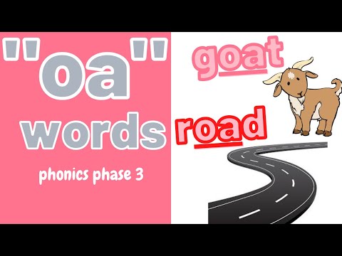 Jolly Phonics | 'oa' Words | Blending Phonics Phase 3
