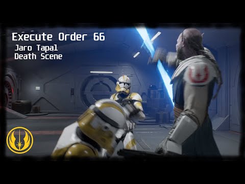 Jedi: Fallen Order Cal's Master Dies During ORDER 66 (HD No HUD)