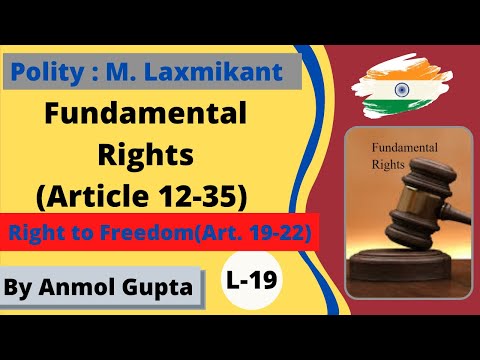 Article 21 of Indian Constitution in Hindi|Right to Freedom|Fundamental Rights #polity