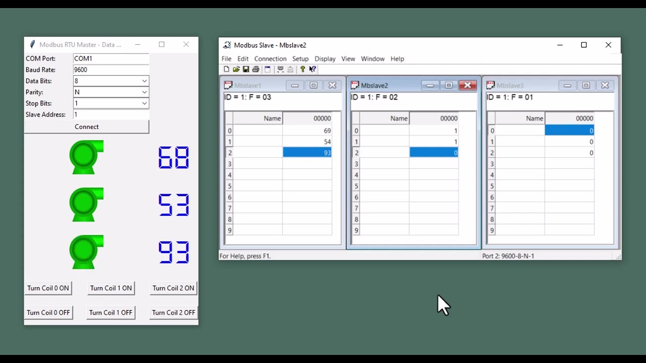 Python Scada with Modbus RTU