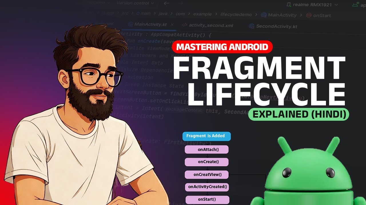 Mastering Android Fragment Lifecycle| In-Depth Explanation & Best Practices with Code