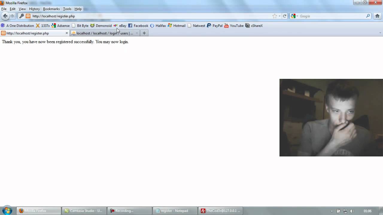 PHP Tutorial 3 - Creating A Basic Login System Part 2