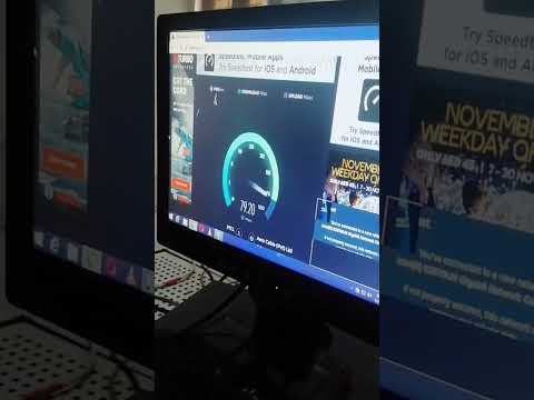 Test Speed 100 Mbps PTCL #speedtest #speedex #broadband #starlink