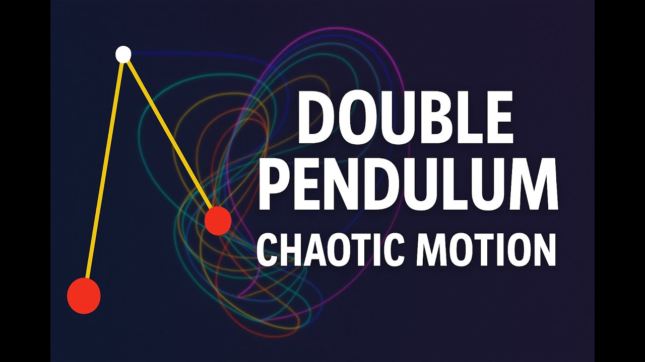 Double Pendulum Simulation in JavaFX | Chaotic Motion Explained