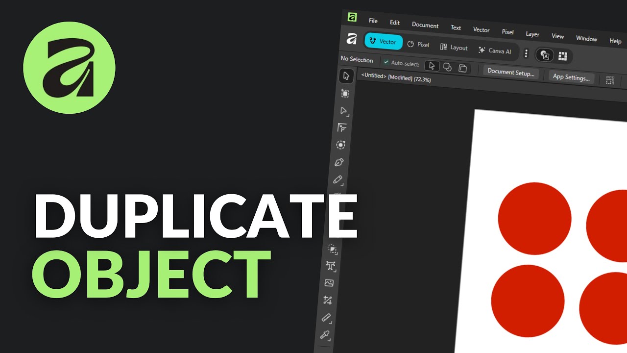 How to Duplicate & Repeat Objects in Affinity (Fast Method + Keyboard Shortcuts!)