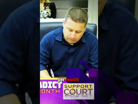 Gross Calculation By Judge Vonda #courtroom #parentalrights #shorts