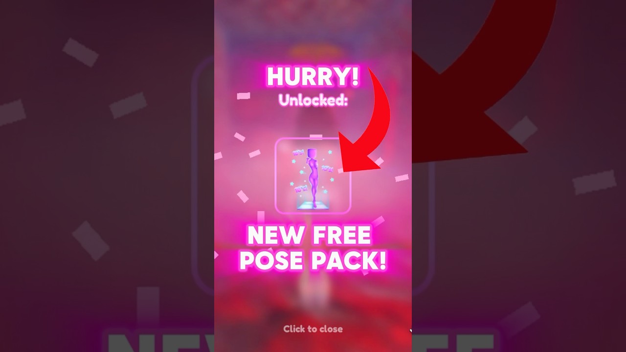 How To Get FREE NEW POSE PACK in Dress To Impress! 🩷 #roblox #dti #dresstoimpress