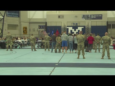 Maine Army National Guard holds deployment sendoff ceremony