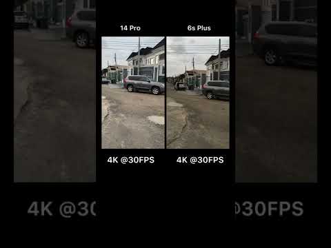iPhone 14 Pro Max vs iPhone 6s Plus Camera Comparison - 4K video