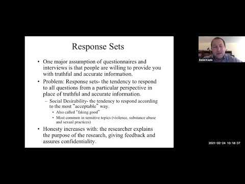 Research Methods: Survey Research