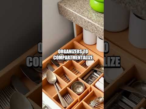Innovative and Practical Kitchen Drawer Organization