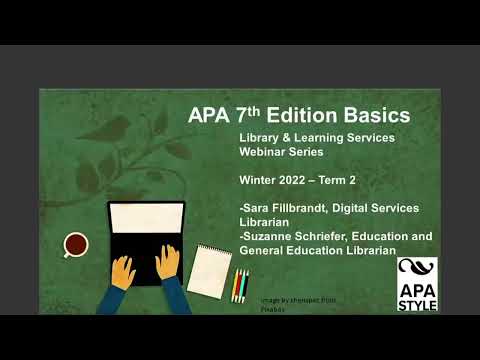 APA Basics