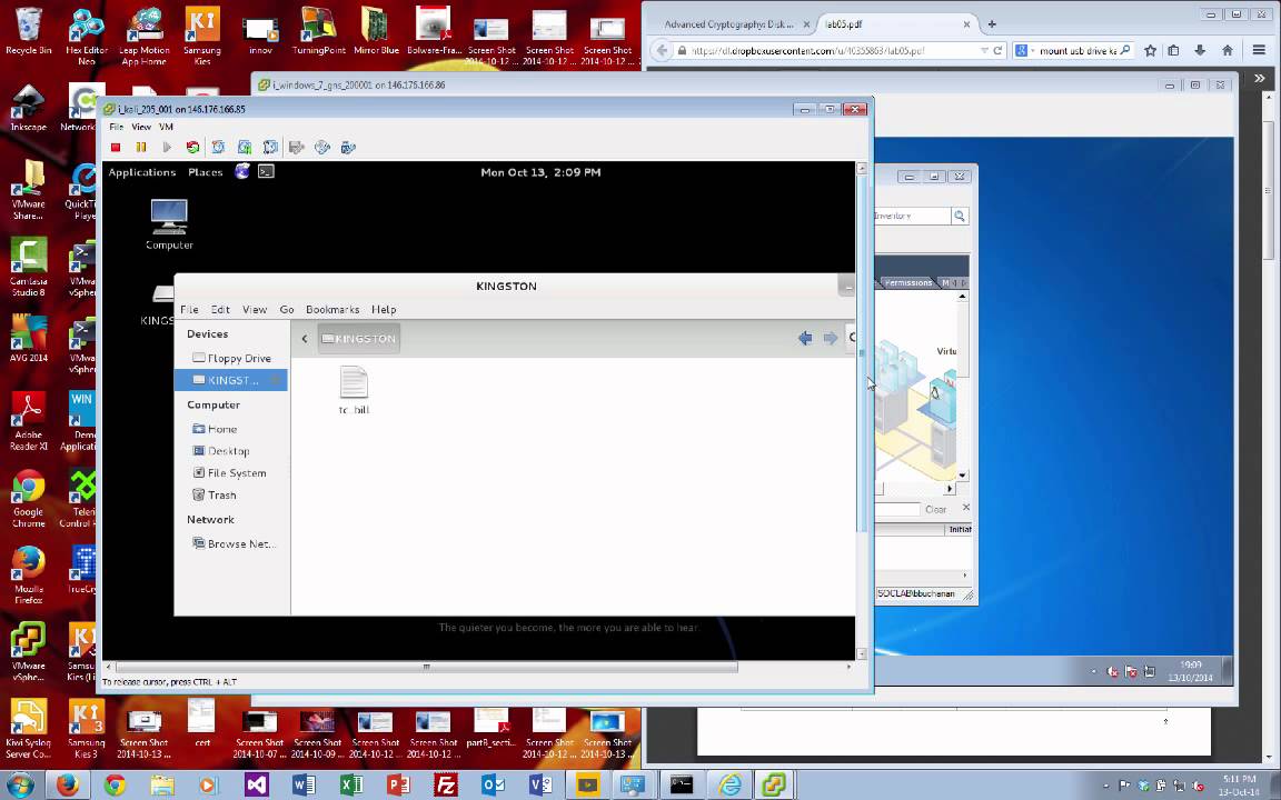 Advanced Security: Lab 5 (File Encryption) Part 1