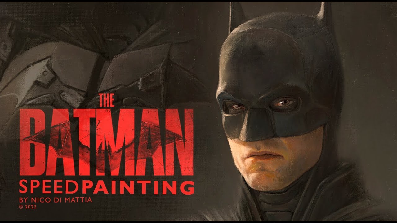 THE BATMAN Speedpainting - Time lapse