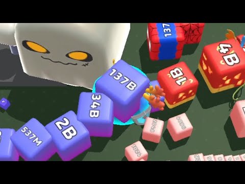 Cube 2048.io Game 🎲 A NEW GAME 🎲 CUBES SNAKE 2048.io Gameplay