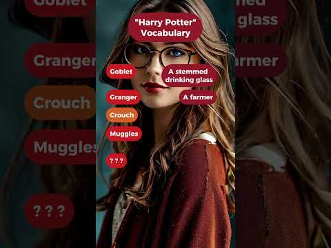 Are "Harry Potter" fans here? ???? Some words with meaning ???????? #shorts #viral #english #vocabulary