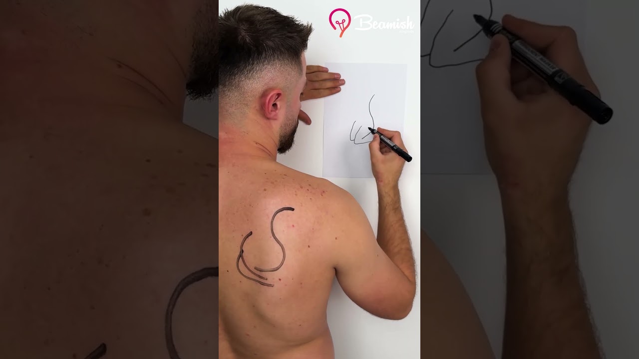 Back Drawing Challenge 🤔😂 #drawing #challange #trick