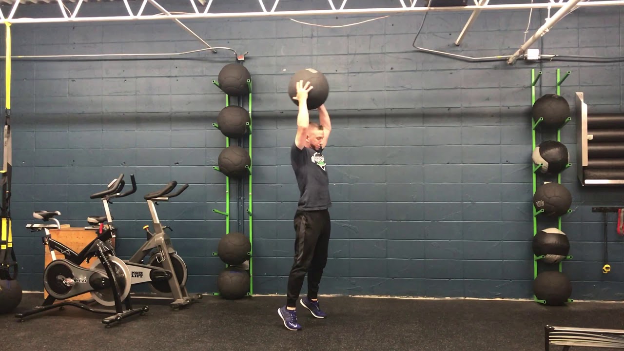 Med Ball Overhead Slam (MB OH Slams)