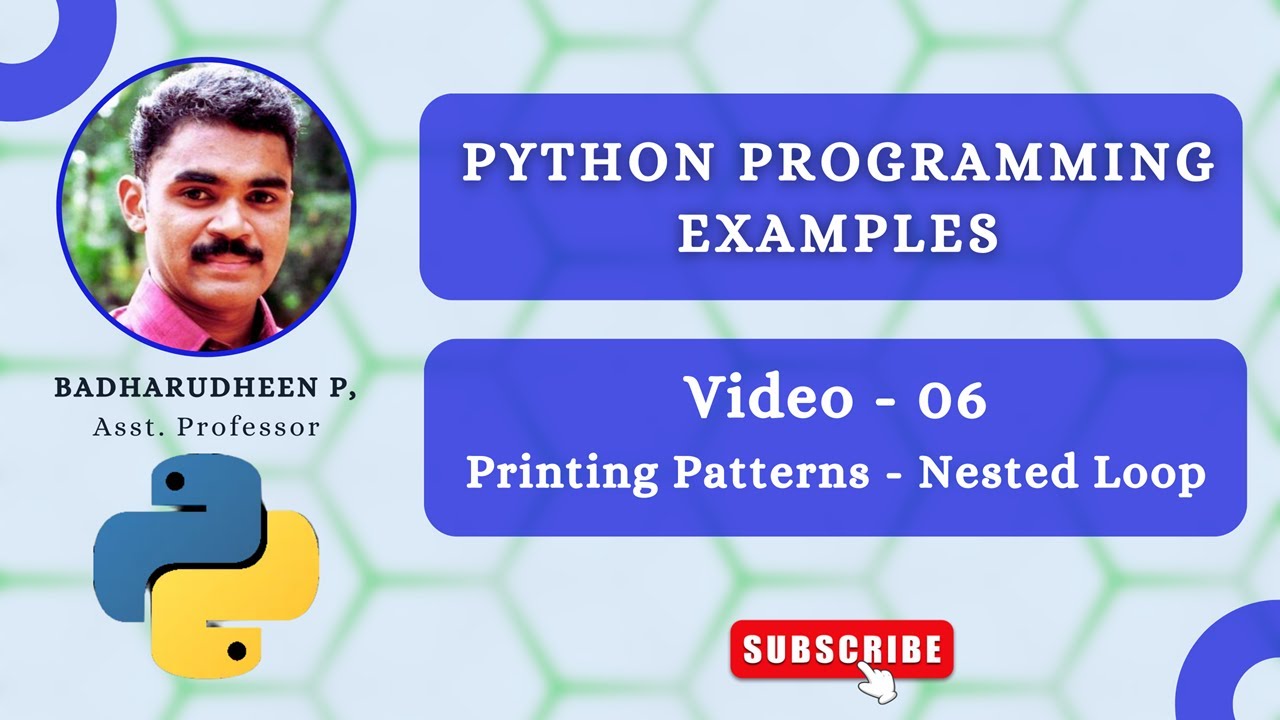 06 - Printing Patterns - Nested Loop
