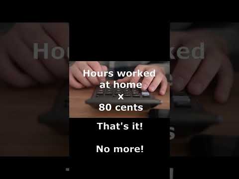 Work from home in 2022 Australian Tax Return π°π #shorts