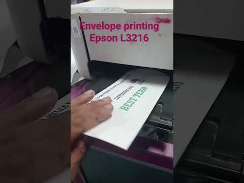 Envelope Printing |Epson L3216|